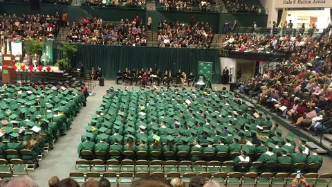 College Graduation Ceremony Stock Footage ~ Royalty Free Stock Videos ...