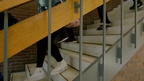 Going Down Stairs Stock Footage ~ Royalty Free Stock Videos | Pond5