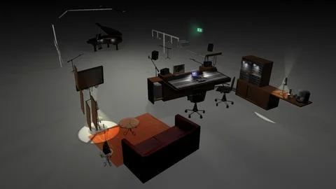 3D Model: Studio ~ Buy Now #91436769 | Pond5