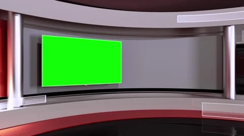 Studio. Background for any green screen ... | Stock Video | Pond5