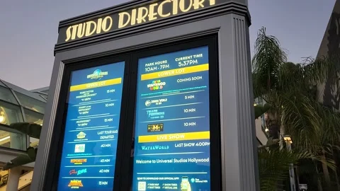 Studio Directory Universal Studios Holly... | Stock Video | Pond5