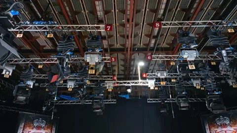 Tv Studio Backstage Stock Footage ~ Royalty Free Stock Videos | Pond5