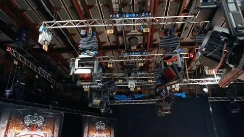 Tv Studio Backstage Stock Footage ~ Royalty Free Stock Videos | Pond5