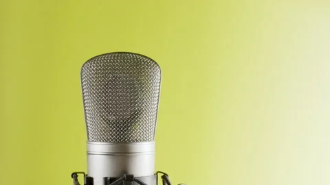 Microphone Green Screen Mic Stock Video Footage | Royalty Free ...