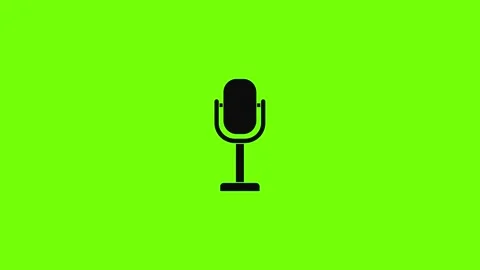 Microphone Green Screen Mic Stock Video Footage | Royalty Free ...
