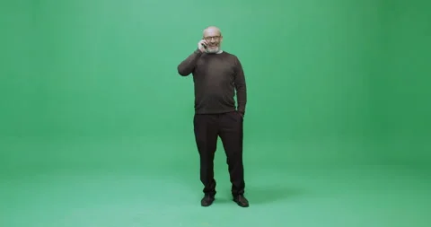 Studio, slow motion, green screen, a smi... | Stock Video | Pond5