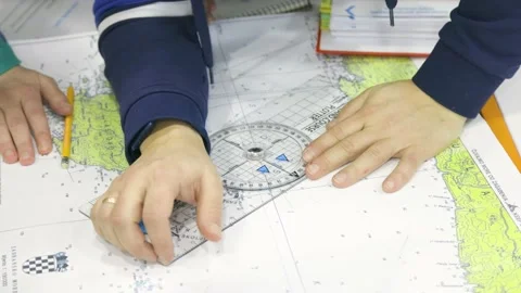 Course Plotting Stock Footage ~ Royalty Free Stock Videos | Pond5