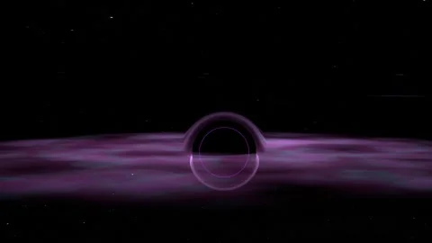 Stunning Black Hole With Accretion Disk.... | Stock Video | Pond5
