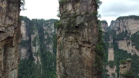 Stunning Elevator Shot Ascending Above H... | Stock Video | Pond5