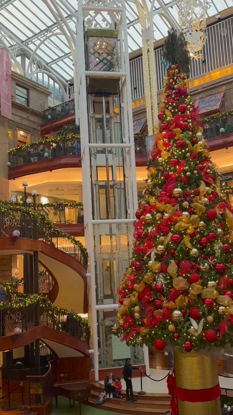 The stunning interior of Princes Square ... | Stock Video | Pond5