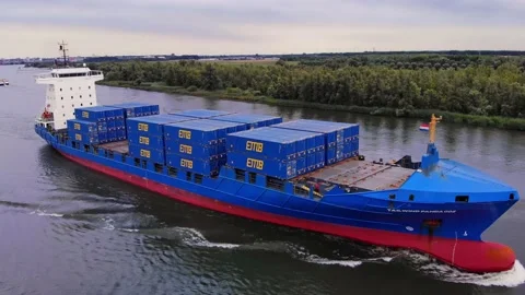 Stunning Shot Of Large Blue Tailwind Pan... | Stock Video | Pond5