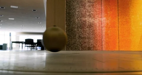 Stunning static shot of a large pendulum... | Stock Video | Pond5