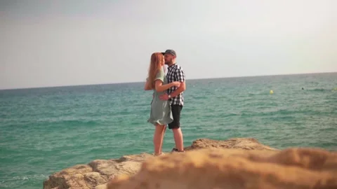 Stunning video of a caucasian couple hug... | Stock Video | Pond5