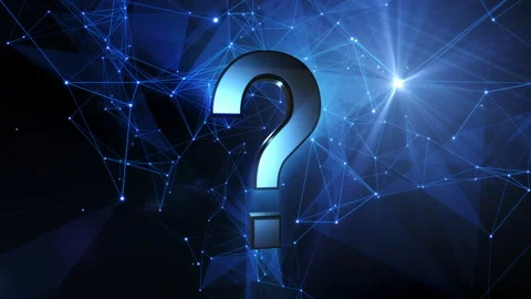 Stylish 3D Question Mark Animated Motion... | Stock Video | Pond5