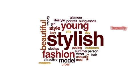 Stylish animated word cloud, text design... | Stock Video | Pond5