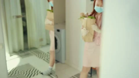 Woman Entering House Stock Videos – Royalty-Free HD & 4K Videos