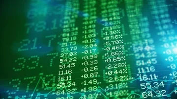 Stylish Stock Market Green Background Lo... | Stock Video | Pond5