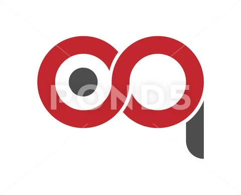 Stylized lowercase letters O and P are linked by a single line for a ...