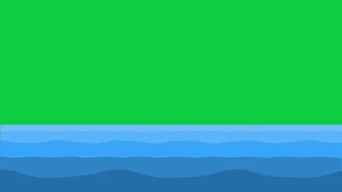 Stylized multilayered water animation | Stock Video | Pond5