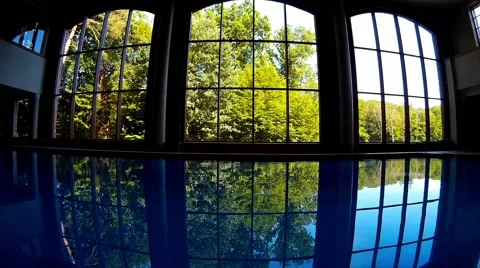 Submerging On Swimming Pool With Scenic ... | Stock Video | Pond5