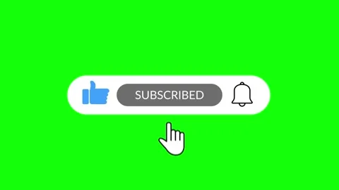 Subscribe Green Screen Stock Videos – Royalty-Free HD & 4K Videos