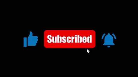 Like, Subscribe And Press The Bell Icon.... | Stock Video | Pond5