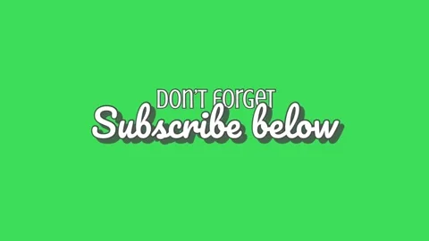 Subscribe Green Screen Stock Video Footage | Royalty Free Subscribe ...