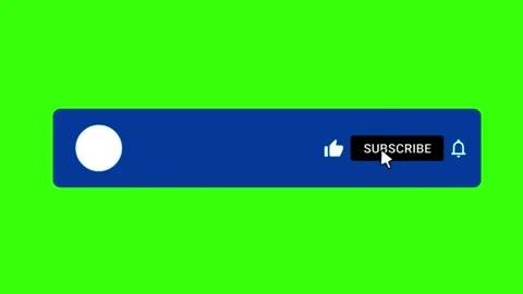 Subscribe Green Screen Stock Videos – Royalty-Free HD & 4K Videos