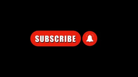 Subscribe Button and Bell with Cool Anim... | Stock Video | Pond5