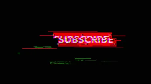 Subscribe button animation with glitch e... | Stock Video | Pond5