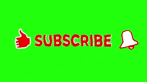 Subscribe Button Animation with Thumbs U... | Stock Video | Pond5