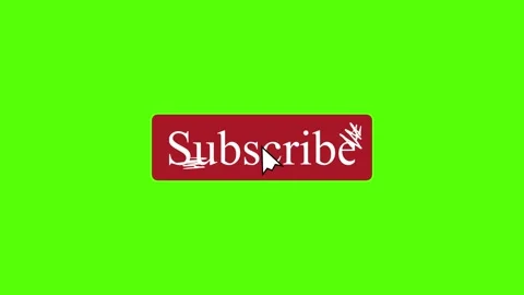 Subscribe button Icon Animated on Green ... | Stock Video | Pond5