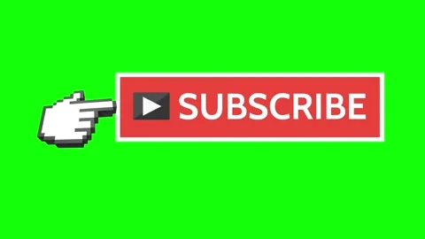 Subscribe Green Screen Stock Videos – Royalty-Free HD & 4K Videos