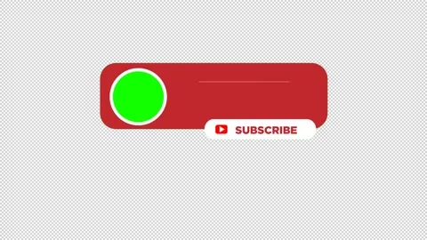Subscribe Button Pop Up Animation Social... | Stock Video | Pond5