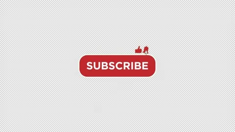 Subscribe Button Pop Up Animation Social... | Stock Video | Pond5