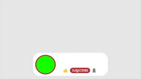 Subscribe Button Pop Up Animation Social... | Stock Video | Pond5