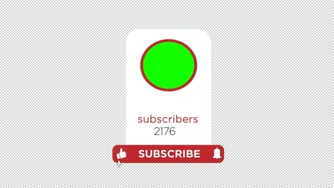 Subscribe Button Pop Up Animation Social... | Stock Video | Pond5