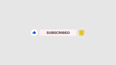 Subscribe, Reminder and Like Button anim... | Stock Video | Pond5