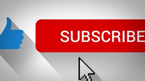 Like Subscribe Ring Bell Close up Dynami... | Stock Video | Pond5