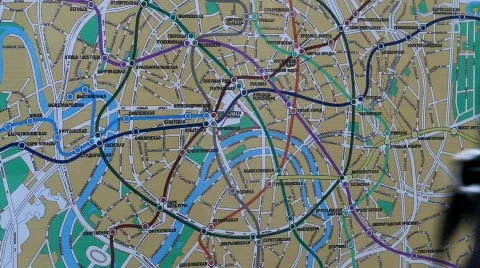 Subway map - HD 1920 X 1080 | Stock Video | Pond5