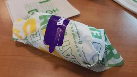 Subway Sandwich Wrapper Wrapped Subway Sandwiches, Subway Sandwich,