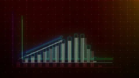 Success growing business graph animated | Stock Video | Pond5