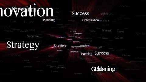 SUCCESS Keywords Animation, Background, ... | Stock Video | Pond5