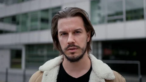 Successful male model in big city living... | Stock Video | Pond5