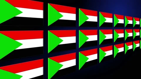 Sudan Flag Animated Background 3d Animat... | Stock Video | Pond5
