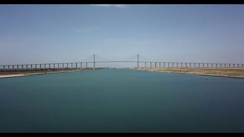 Suez Canal Bridge Stock Footage ~ Royalty Free Stock Videos | Pond5