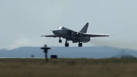 Sukhoi Su-24 Nato Name: Fencer. Aircraft... | Stock Video | Pond5