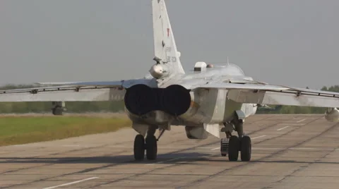 Sukhoi Su-24 (NATO reporting name: Fence... | Stock Video | Pond5