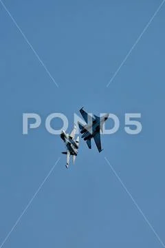 Sukhoi Su-30SM russian air force. Twin jet engine heavy fighter Su-30SM ...