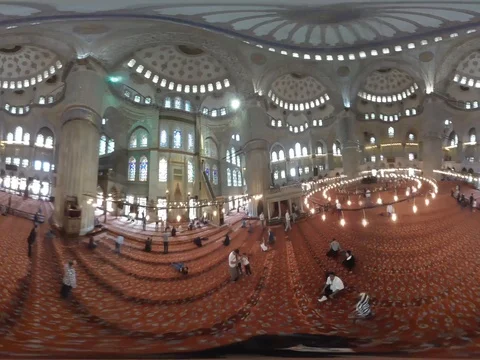 Sultanahmet Mosque 360 VR (Virtual Reali... | Stock Video | Pond5